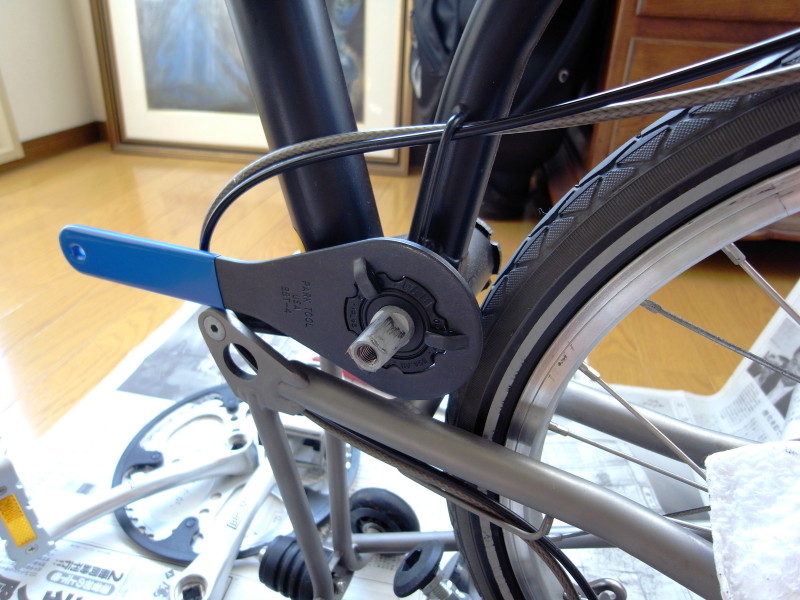 Brompton M3LXのクランク回りを変更しました。 | https://pnpk.net