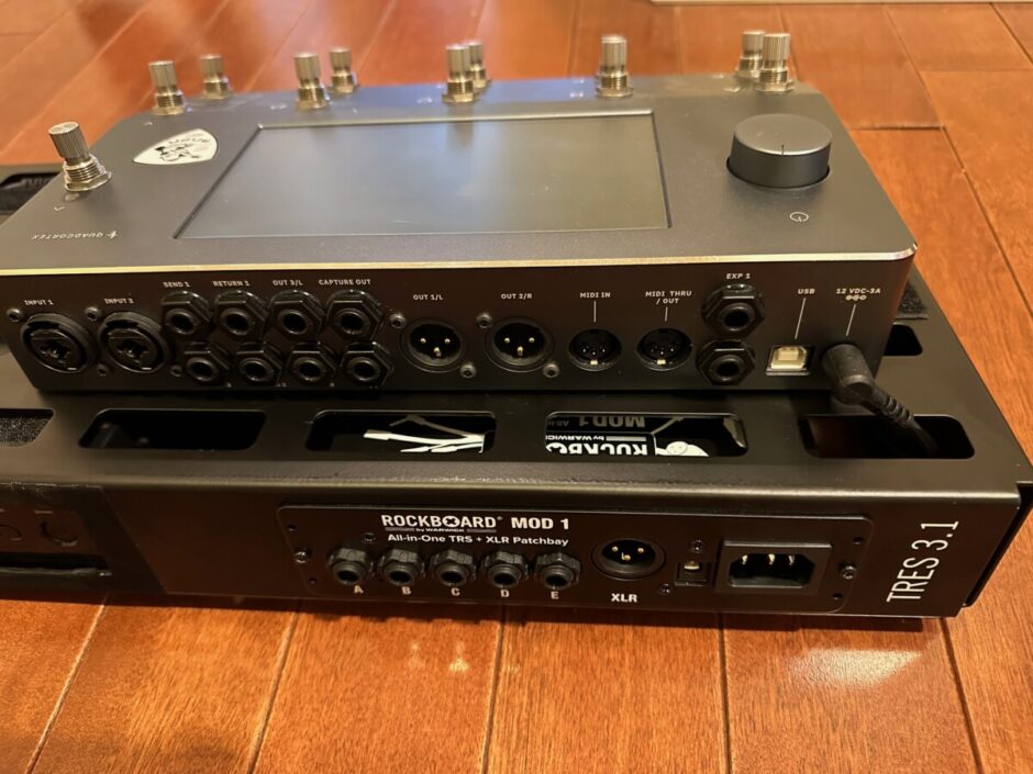 RockBoard TRES 3.1でQuad Cortex用のペダルボードを組みました | https://pnpk.net